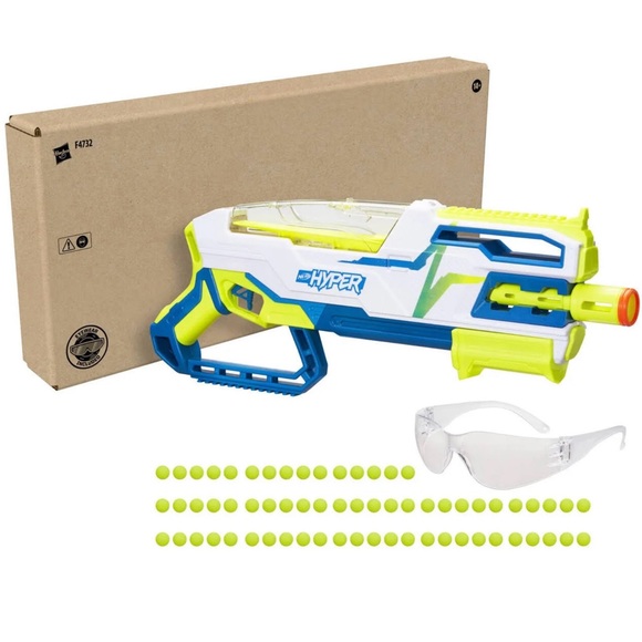 Hasbro | Toys | New Nerf Hyper Siege5 Pumpaction Blaster 40 Hyper ...
